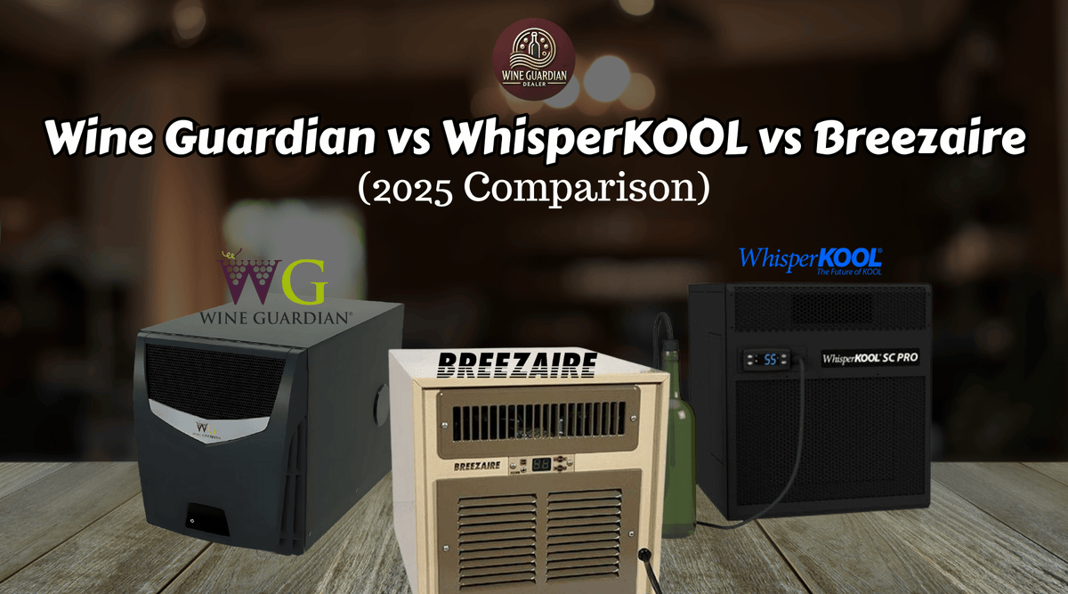 Wine Guardian vs WhisperKOOL vs Breezaire (2025 Comparison) – Wine Guardian Dealer
